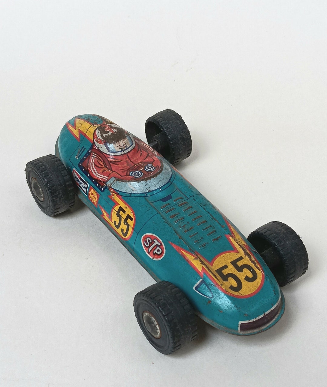 1950s Vintage Tin Toy Car - Etsy
