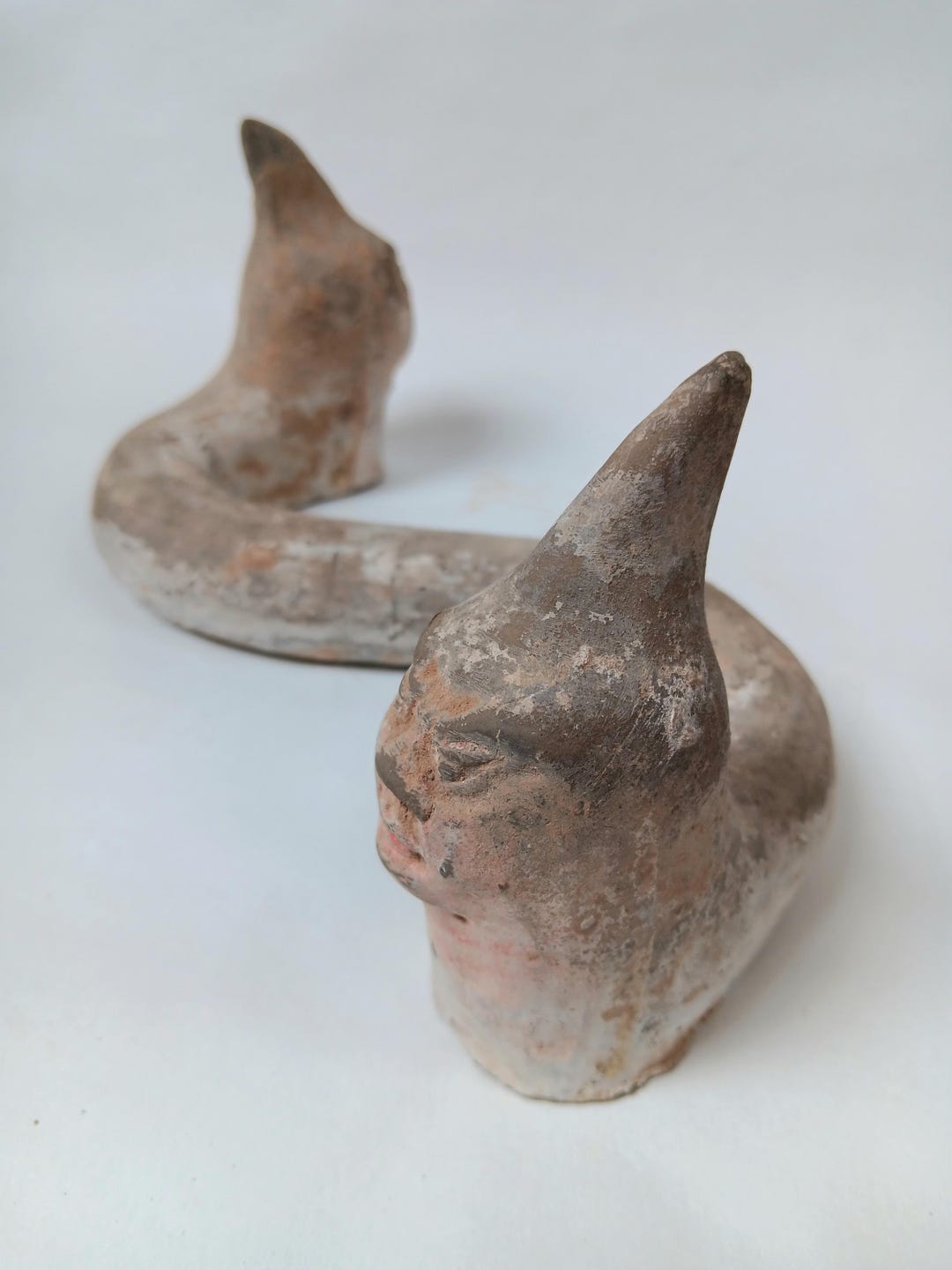 Tang Dynasty Fuxi and Nuwa Chinese Clay Two Headed Snake - Etsy