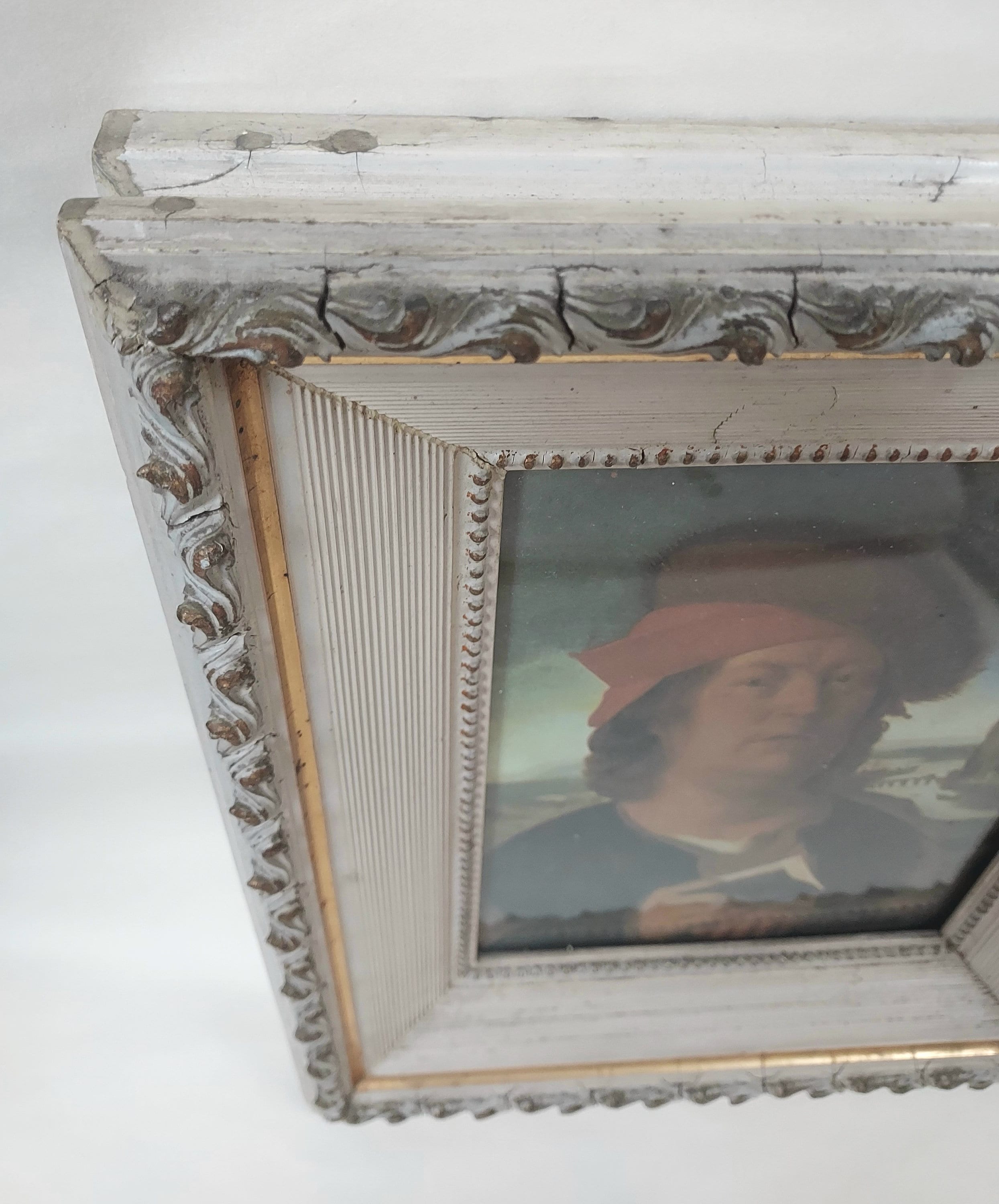 Vintage Framed Art Portrait of Paracelsus by Quentin Metsys - Etsy