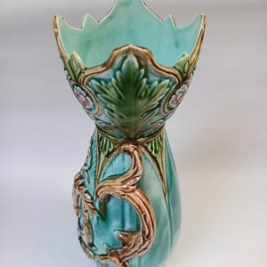 Antique French Art Nouveau 19th Century Nimy Les Mons Majolica Ceramic ...