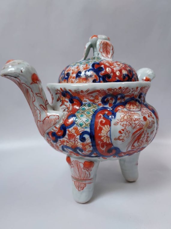 Japanese Koro Incense Bowl and Lid - Etsy