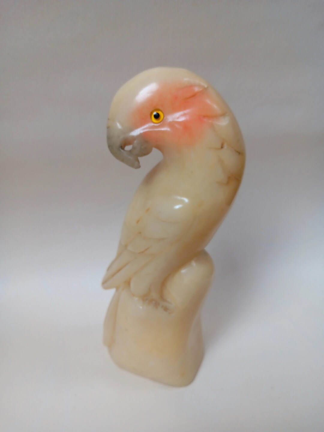Alabaster Marble Handcarved Parrot Statue - Etsy