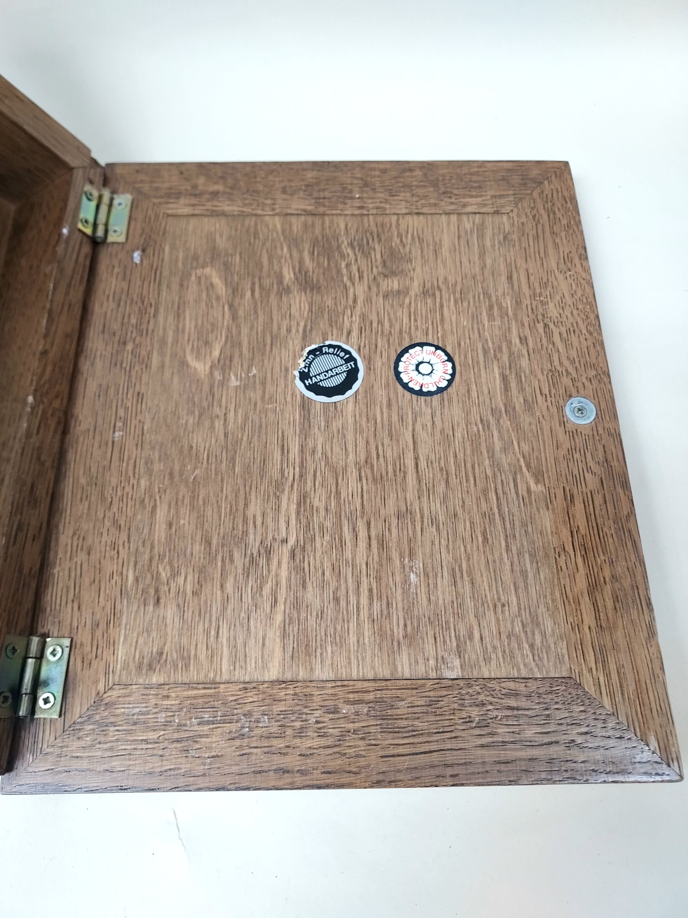 German Zinn Relief Handmade Wooden Key Box - Etsy