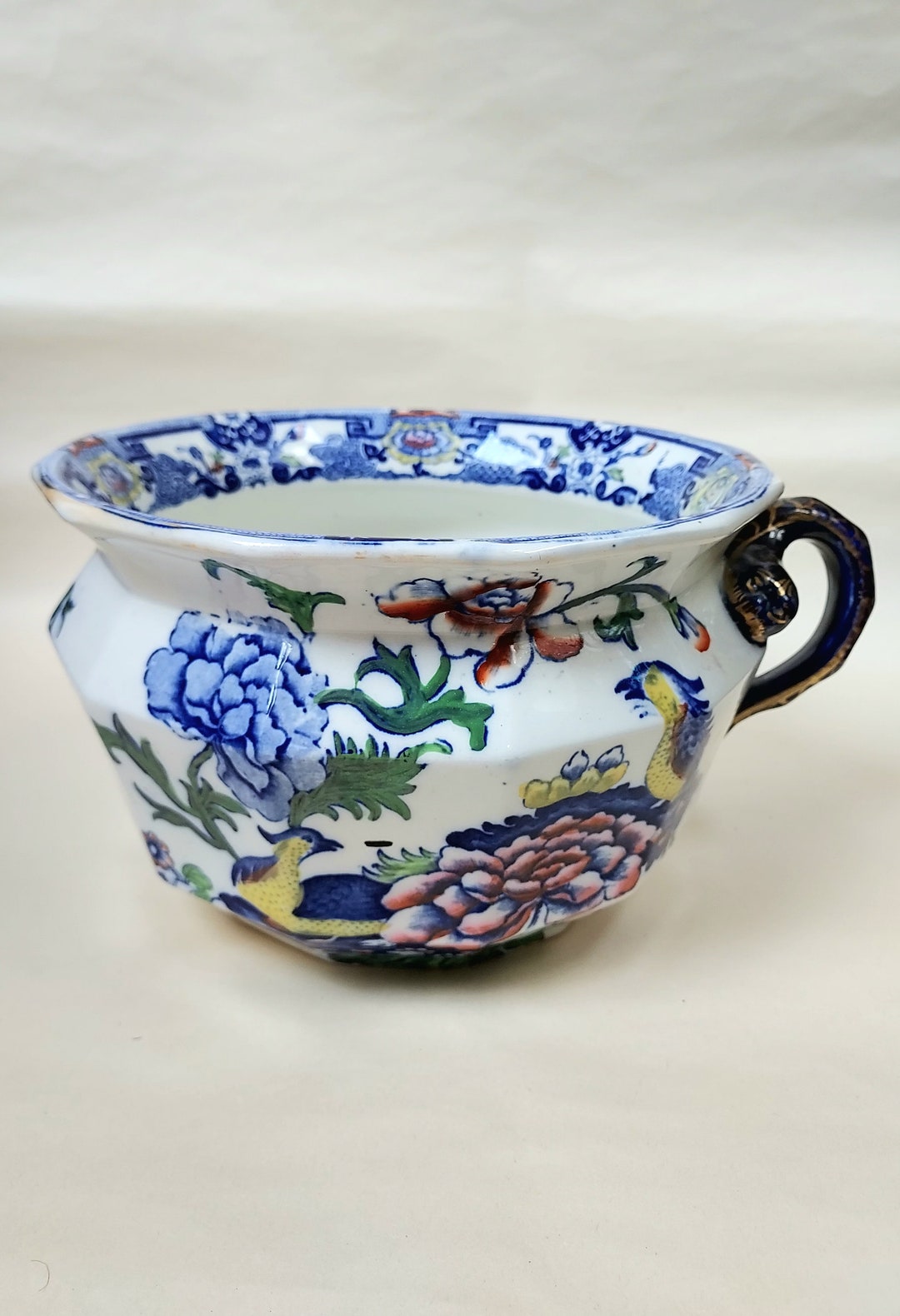 Victorian Mason's Ironstone Harrod's Chamber Pot - Etsy