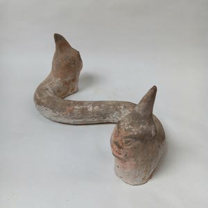 Tang Dynasty Fuxi and Nuwa Chinese Clay Two Headed Snake - Etsy
