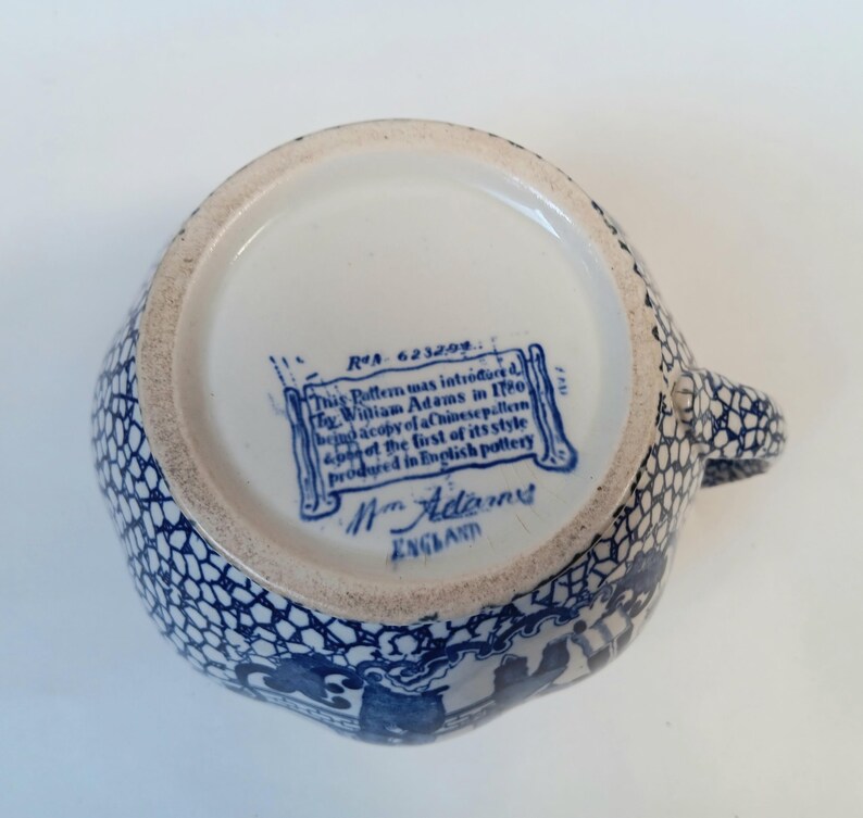 Antique English William Adams Ceramic Custard Pitcher - Etsy