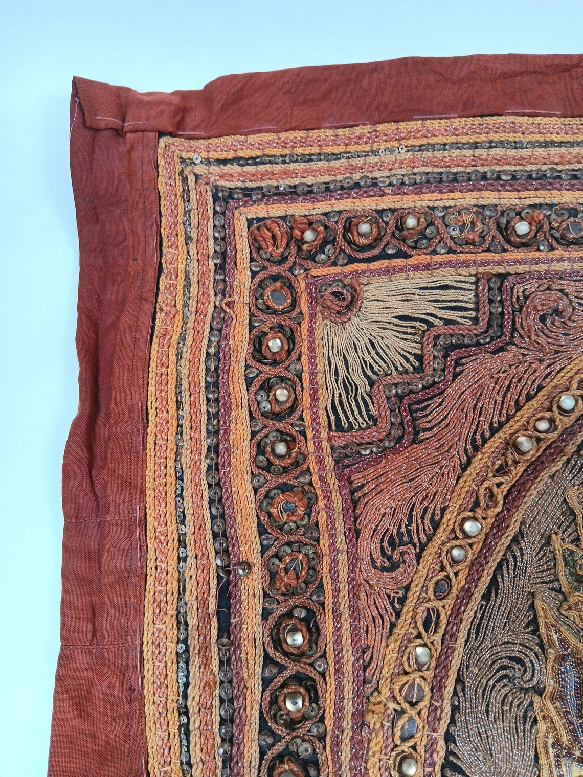 Antique Handmade Burmese Myanmar Kalaga Tapestry - Etsy