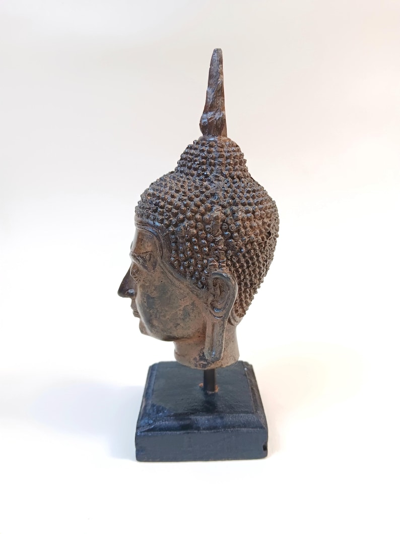 Sukhothai Style Mounted Buddha Head From Thailand - Etsy