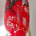 Red Cherry Blossom Vase - Etsy