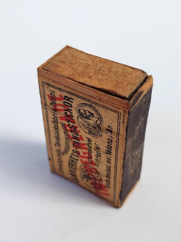 Swedish and Belgian Miniature Matchbox Cases With Miniature Matchbox ...
