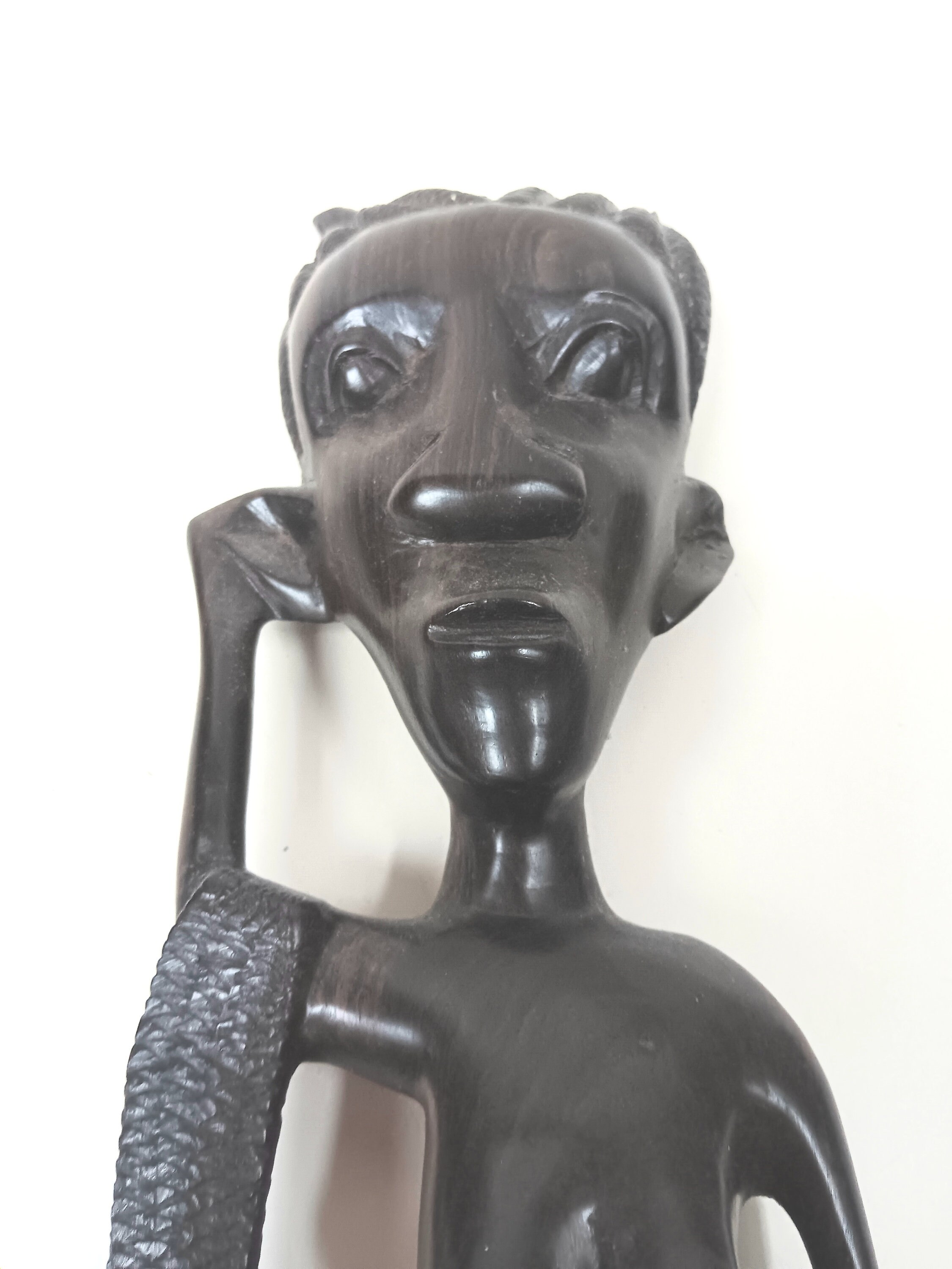 Wooden West African Hand Carved Mythical Mermaid Figure - Etsy