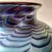 Okra Blue and Purple Irridescent Glass Bowl - Etsy