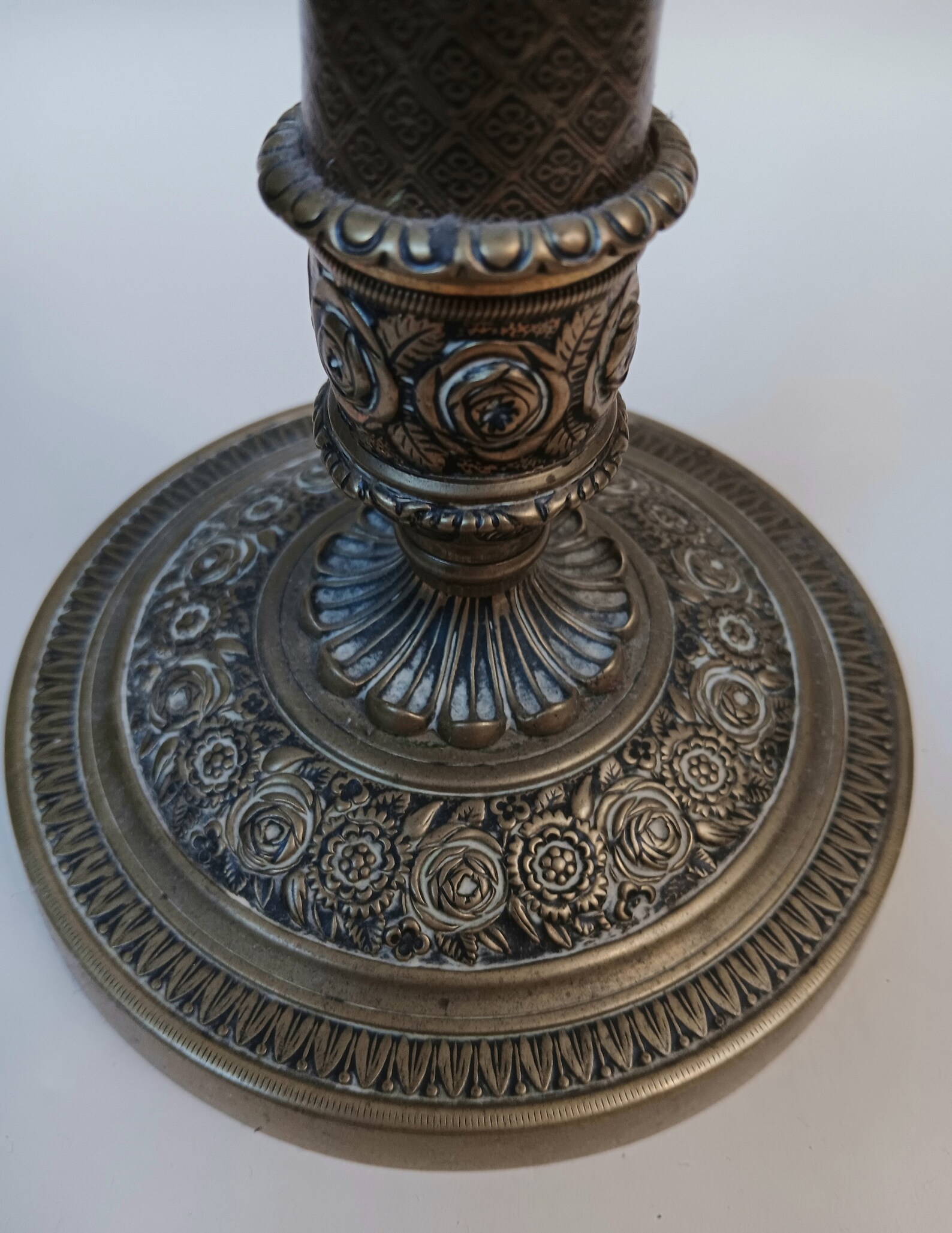 Pair of Antique Neoclassical French Empire Column Candlesticks - Etsy