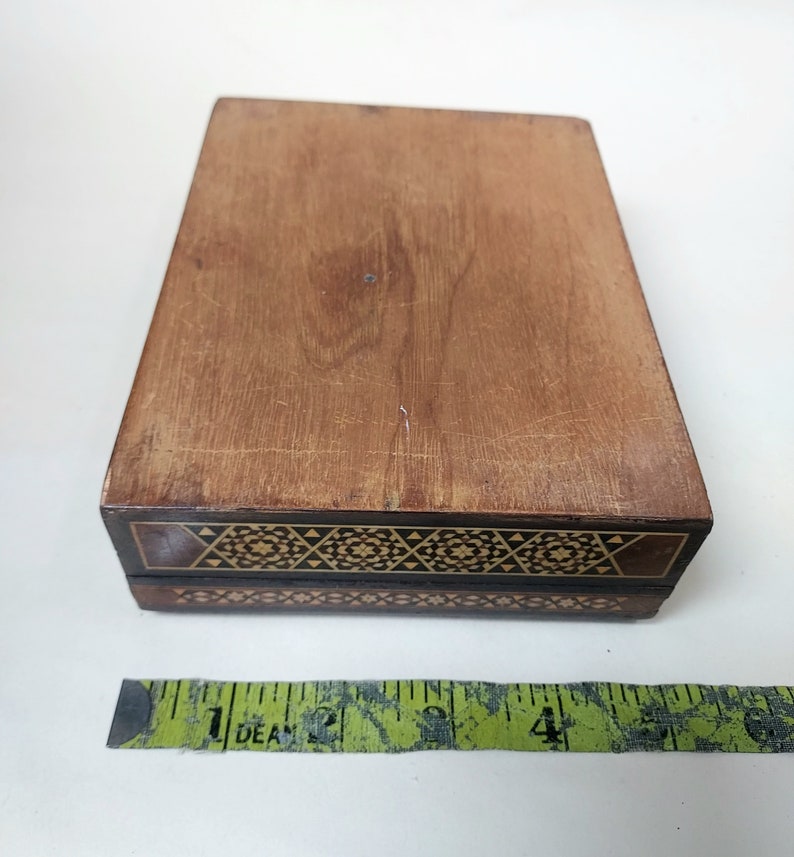 Islamic Khatam Marquetry Box With Arabic Inscription - Etsy Australia
