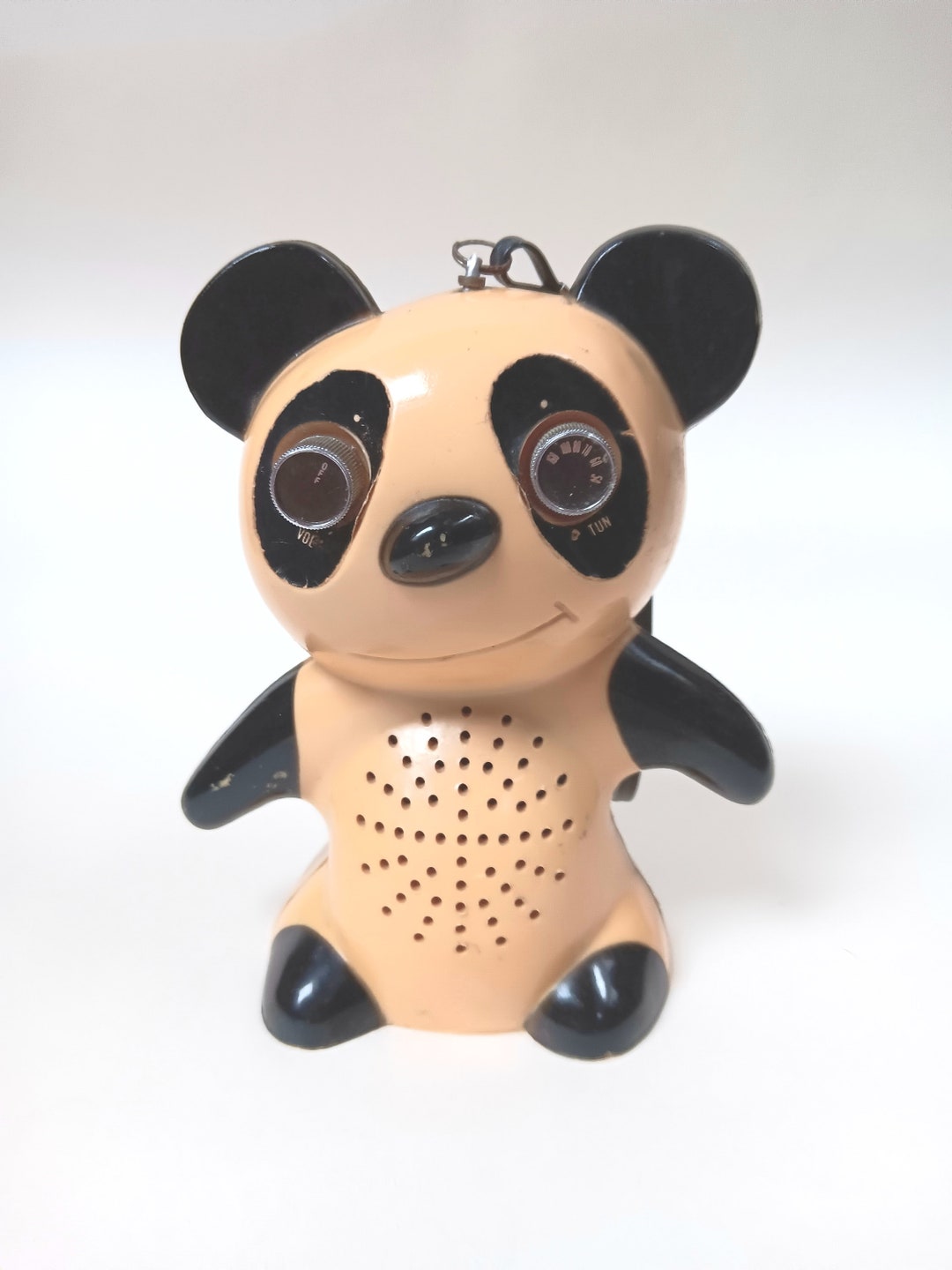 Vintage Sonix Panda Radio - Etsy