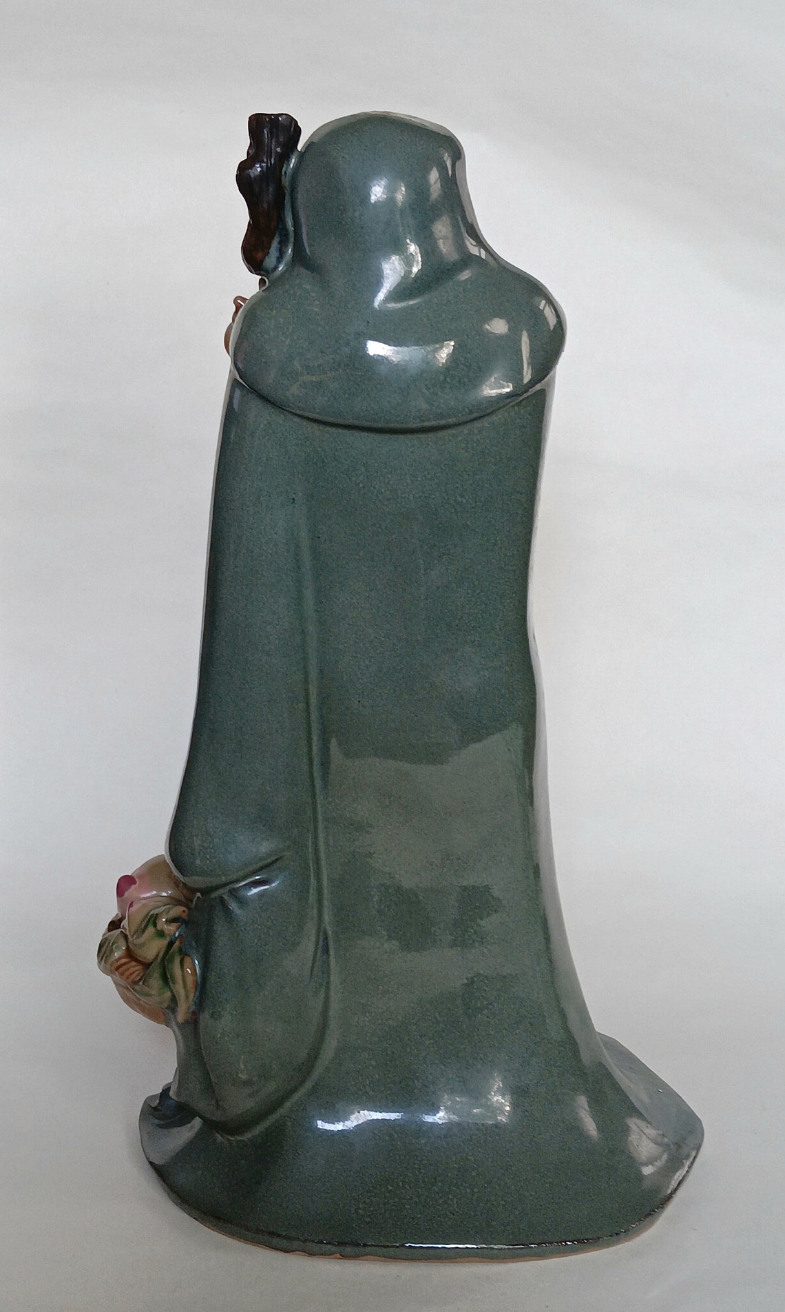Chinese Shiwan Ceramic Mudman Figure of Shoulao - Etsy