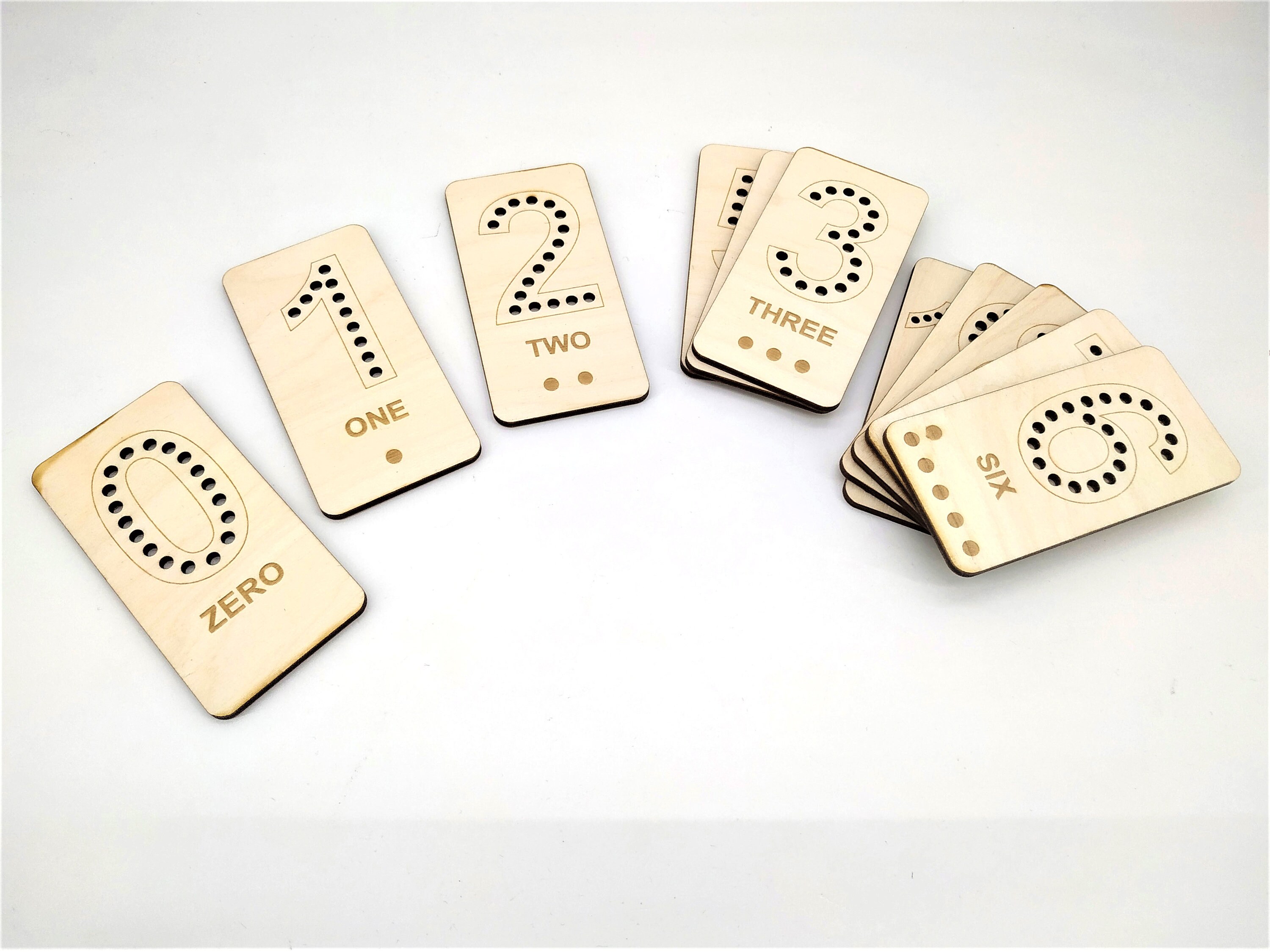 Wooden Numbers Math Educational Lacing Toy Montessori - Etsy