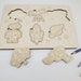 Wooden Space Aliens Puzzle, Educational Shape Puzzle Montessori Toy ...