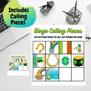 St. Patrick's Day Bingo, St. Patrick's Day Games, St. Patrick's Day ...