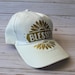 Blessed Baseball Cap, Cute Christian Hat, Gold Christian Cap, Christian ...