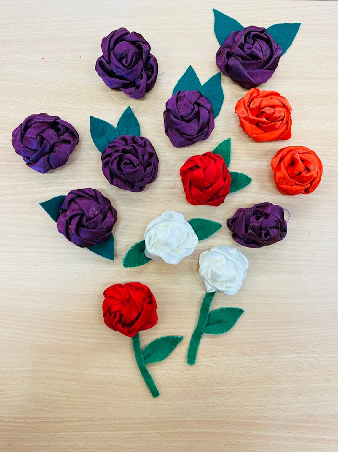 Fabric Flower Brooch - PDF Pattern - Etsy