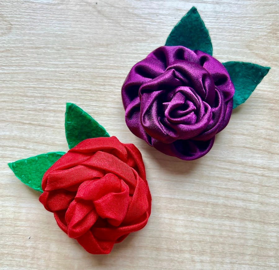 Fabric Flower Brooch - PDF Pattern - Etsy