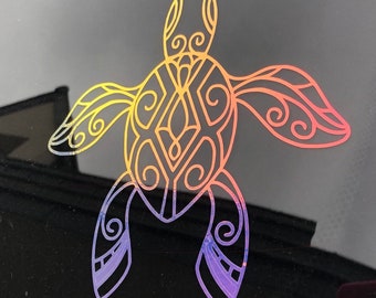 Polynesian Vinyl Turtle - Etsy