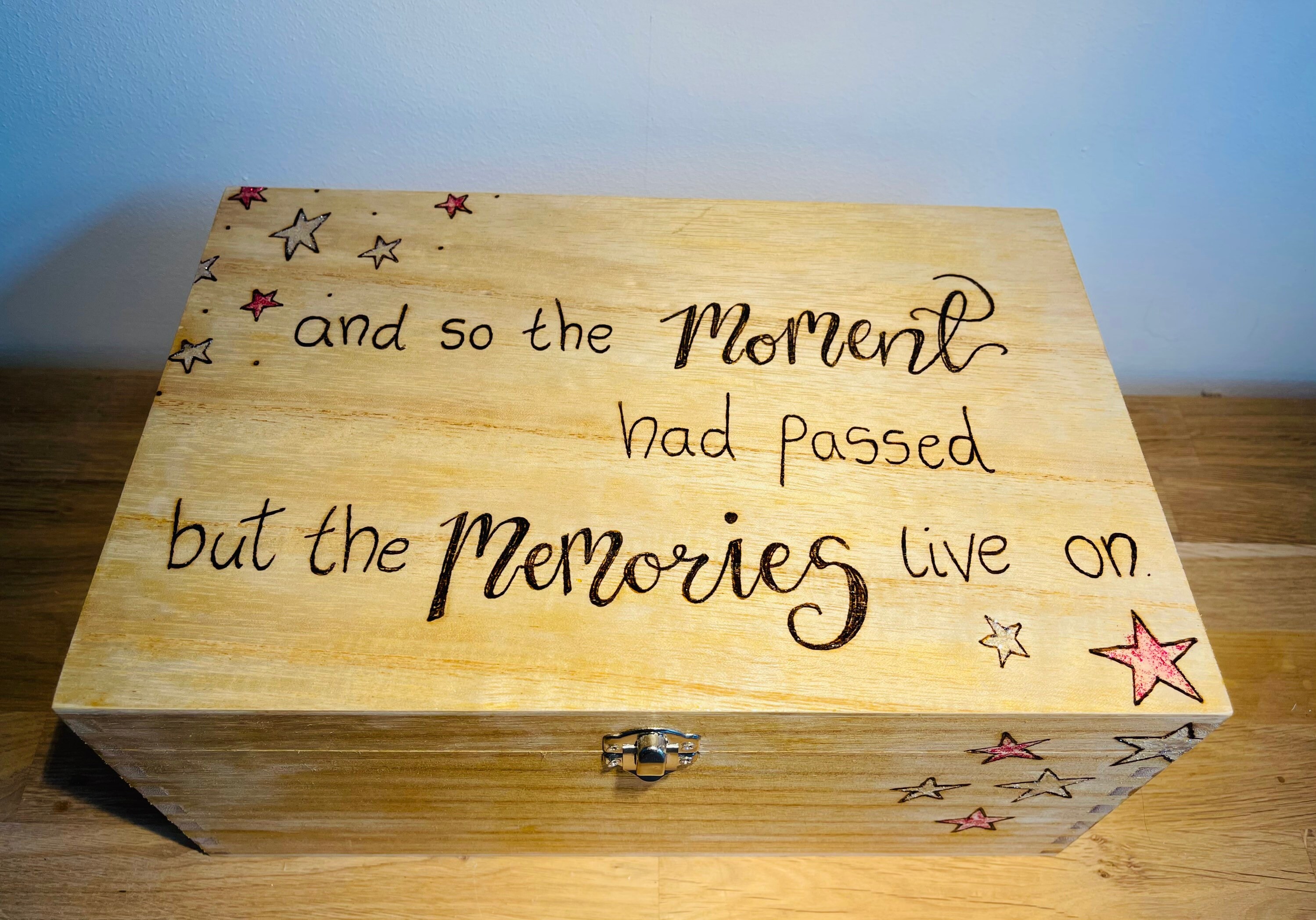 Memory Box Personalised memory box keepsake box wedding | Etsy