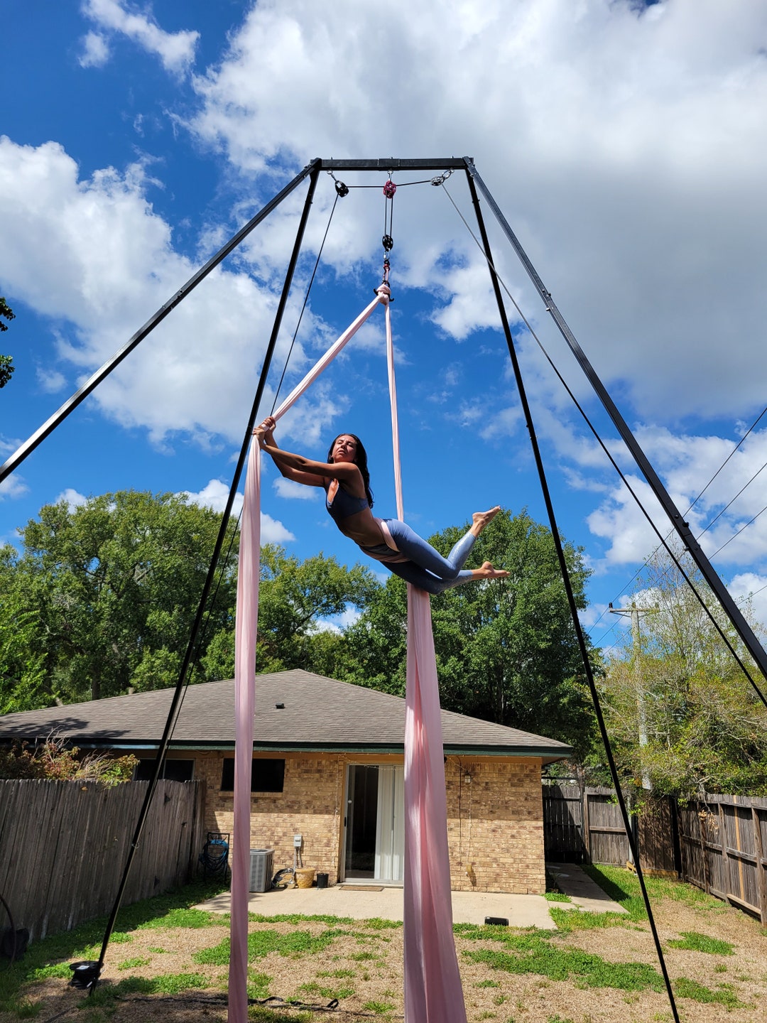 Aerial Quad Rig 20ft Free Shipping (adjustable Rig) - Etsy