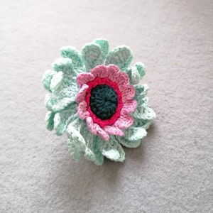 Crochet Pattern - Flower No 1 - PDF PATTERN - Etsy
