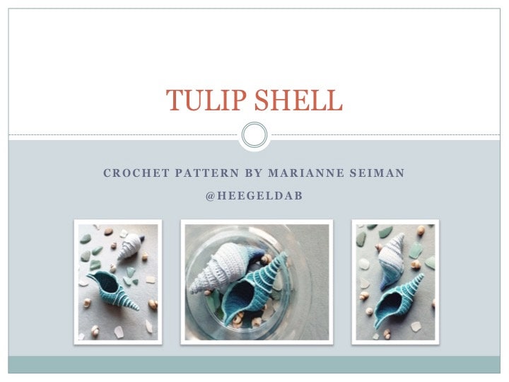 Crochet Tulip Shell PDF PATTERN - Etsy