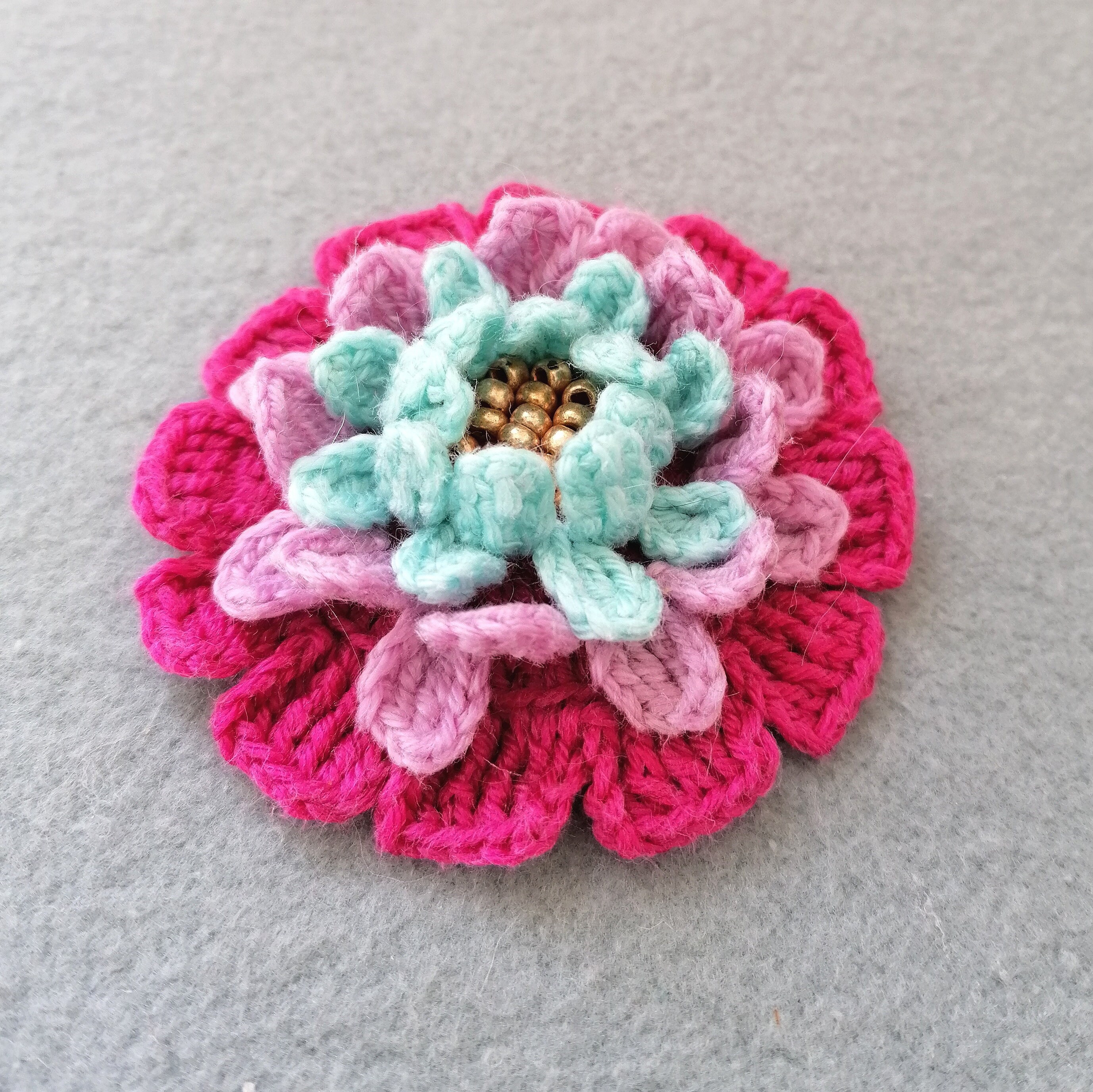 Crochet Pattern Flower No 2 PDF PATTERN | Etsy