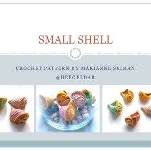 Small Crochet Shell - PDF PATTERN - Etsy