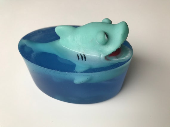 Shark Squirter Soap Bath Time Fun Homemade Soap Kids Soap - Etsy