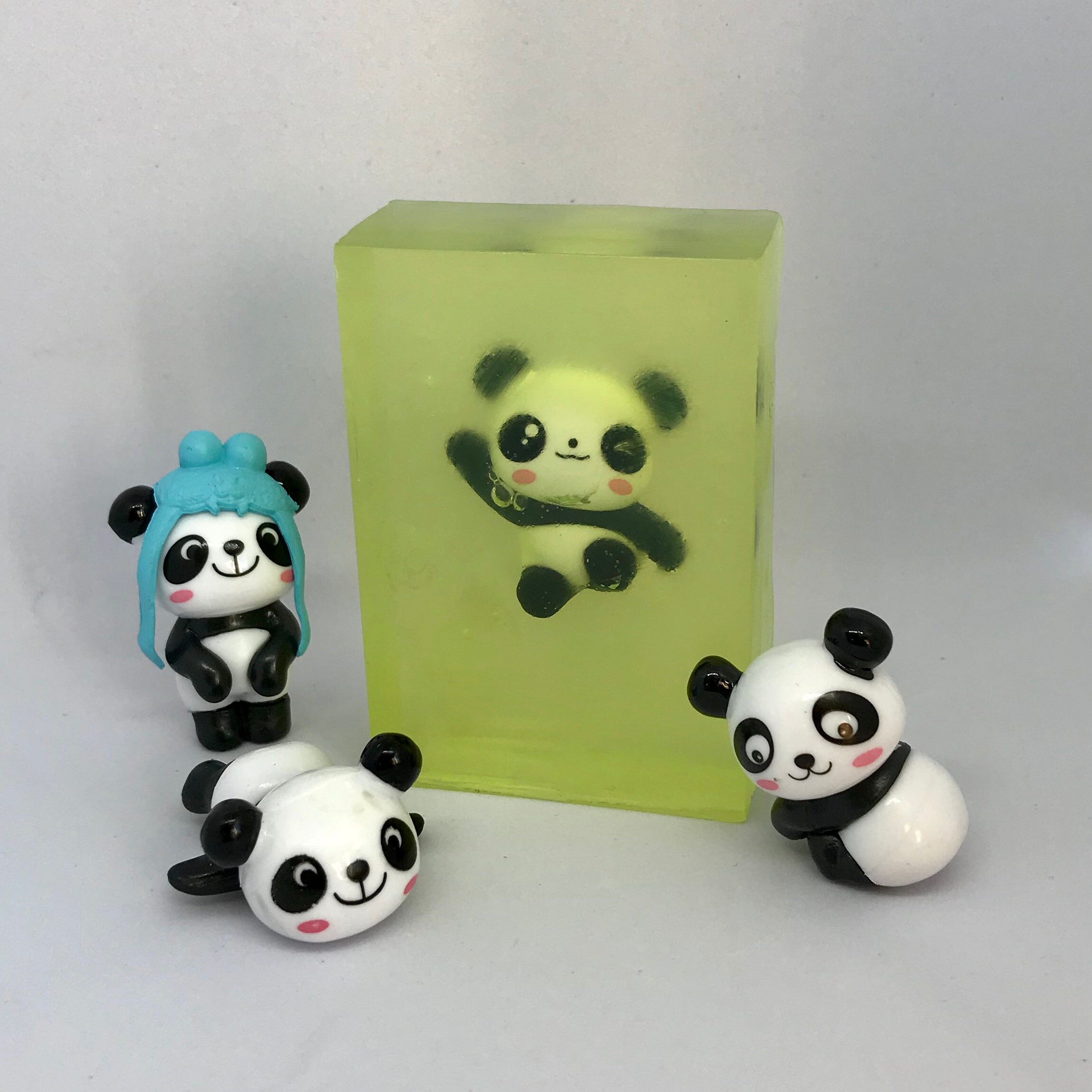 Cute Panda Soap, toy soap, hand washing, bath time fun, homemade soap ...