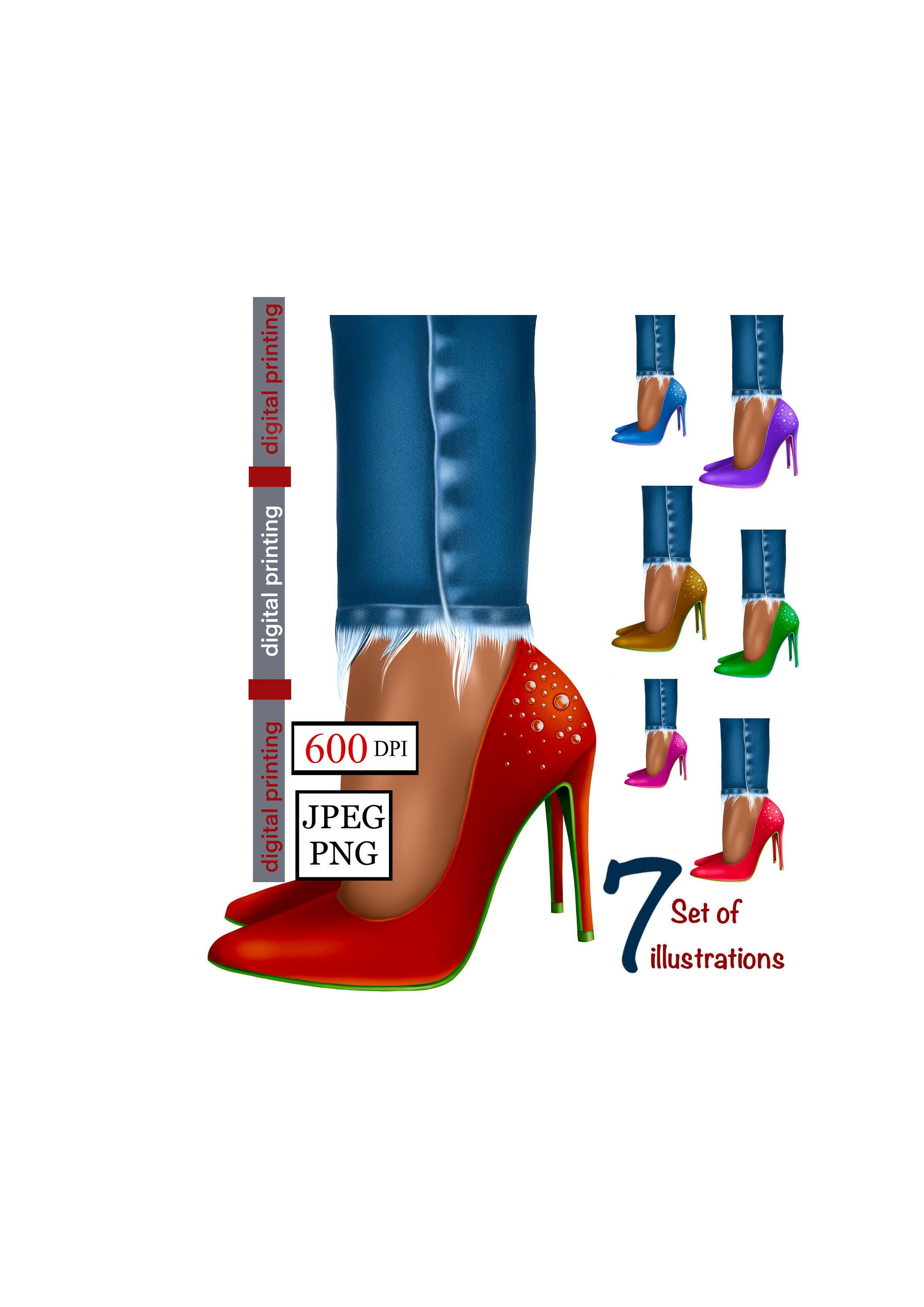 High Heels Pumps Legs Art Fashion Afro Girls Clipart Planner Girl Shoes ...