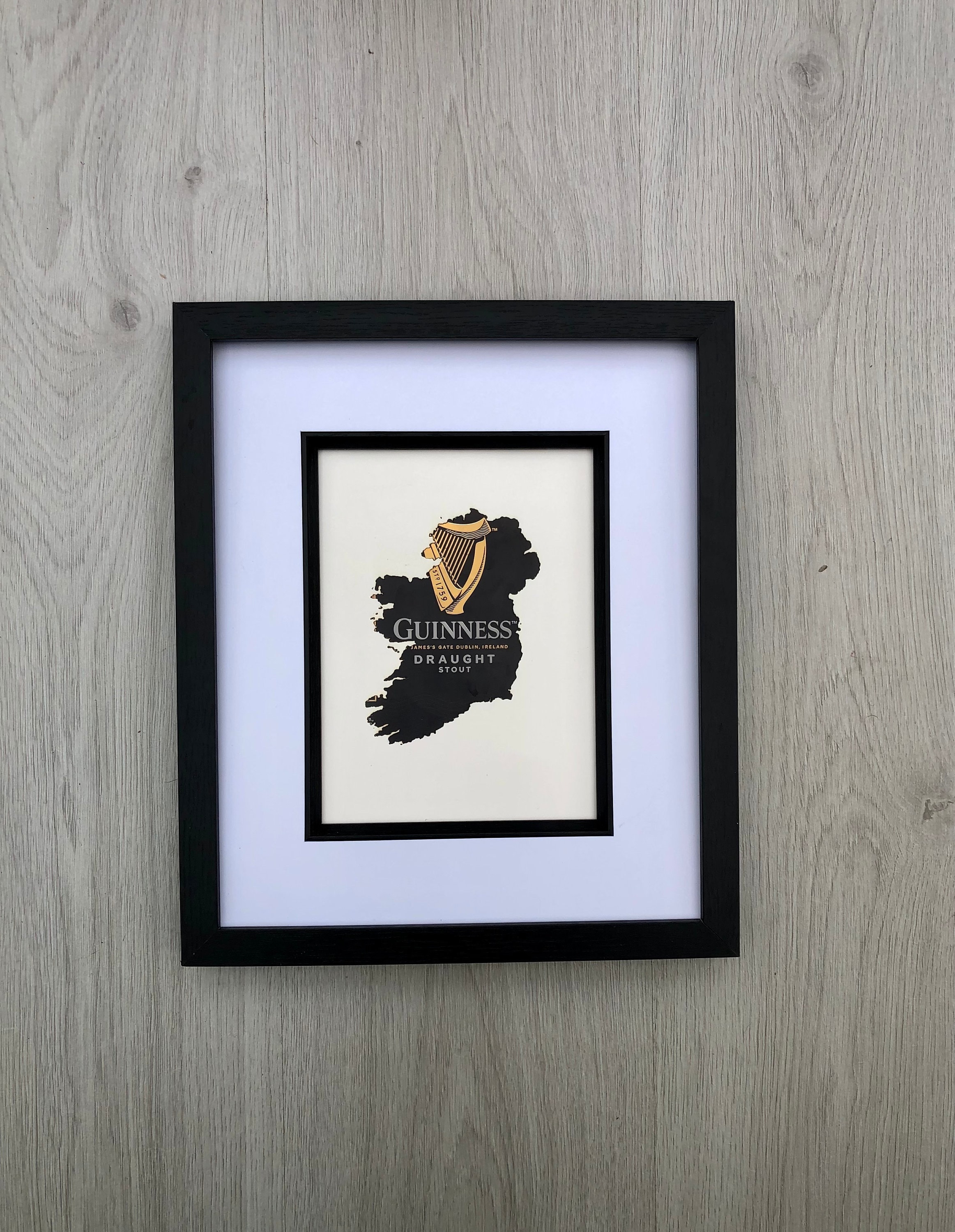 Guinness Ireland Map Picture. Unique Wall Art. Irish Gift. - Etsy