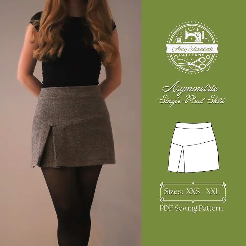 Asymmetrical Miniskirt - Etsy