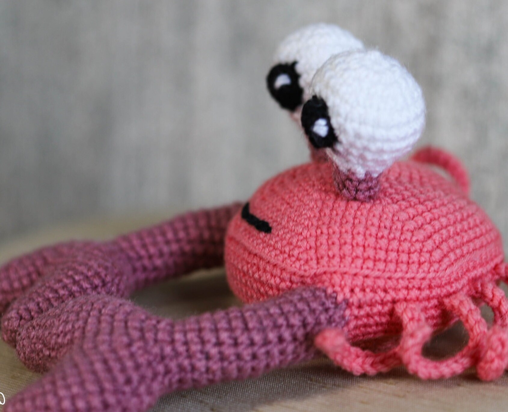 Crochet Crab Doll Amigurumi Ocean Toy Red Stuffed Crab Sea - Etsy