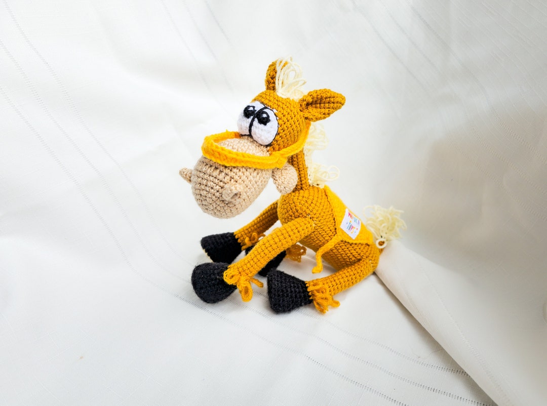 Crochet Horse Toy for Children, Baby Amigurumi Pony, Stuffed Mustang - Etsy