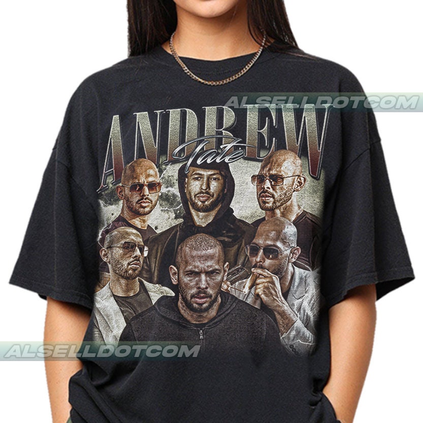 Andrew Tate Vintage T-Shirt sold by April Girl | SKU 138790 | Printerval AU