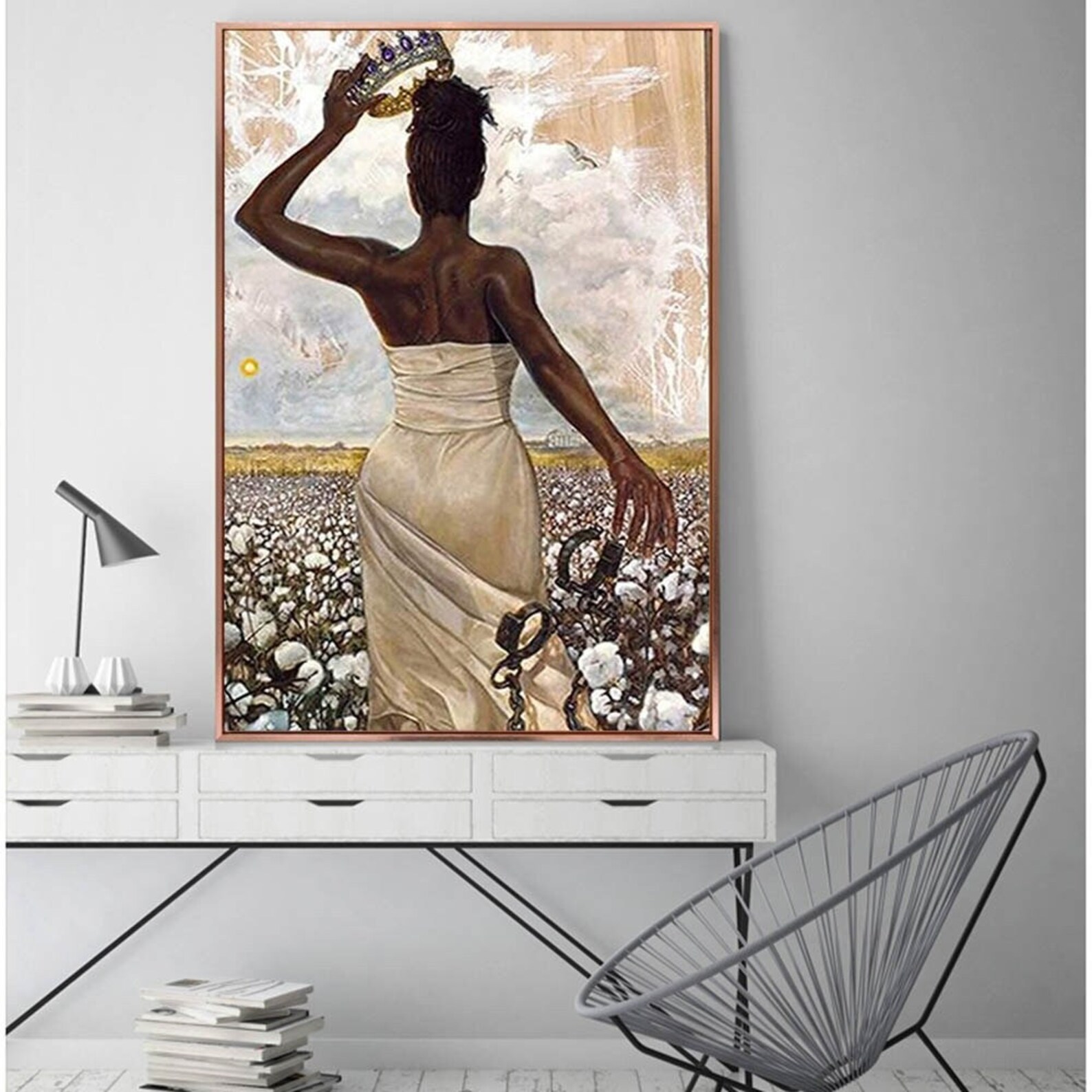 Black Queen Canvas Wall Art Freed African Woman Wall Poster | Etsy