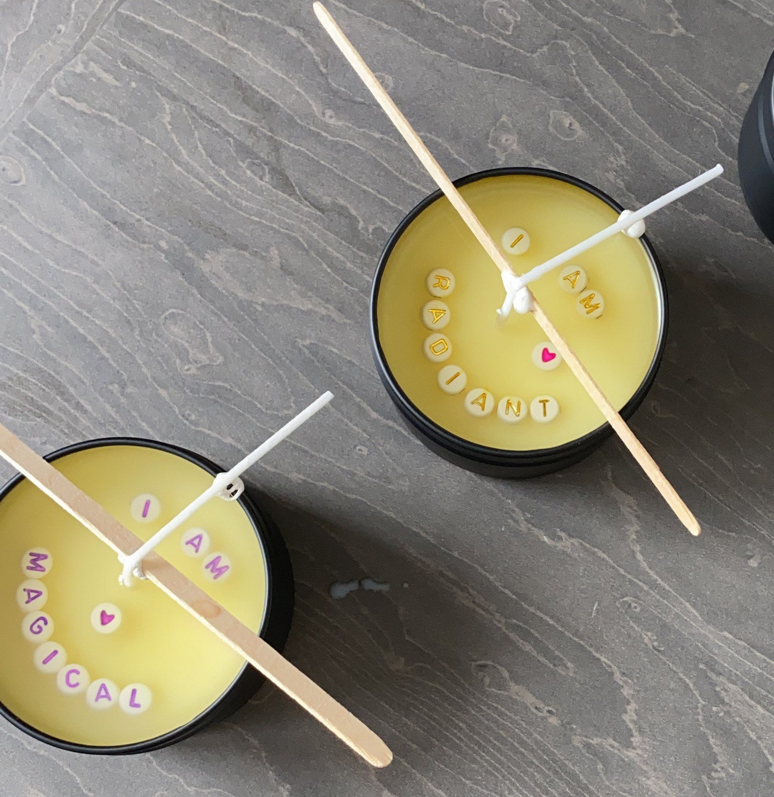 Secret Message Affirmation Candle/ Soy Scented Candle/ Message Candle ...