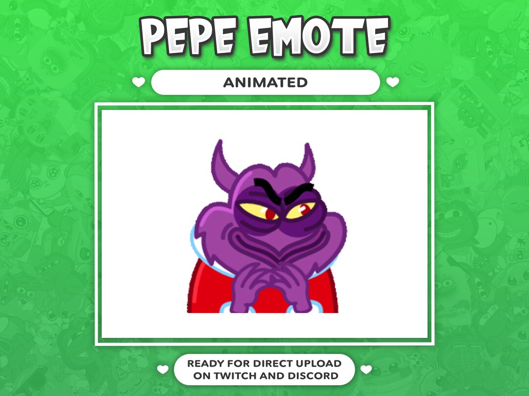 ANIMATED EMOTE Christmas Pepe Evil Peepo for Twitch, Kick and Discord ...