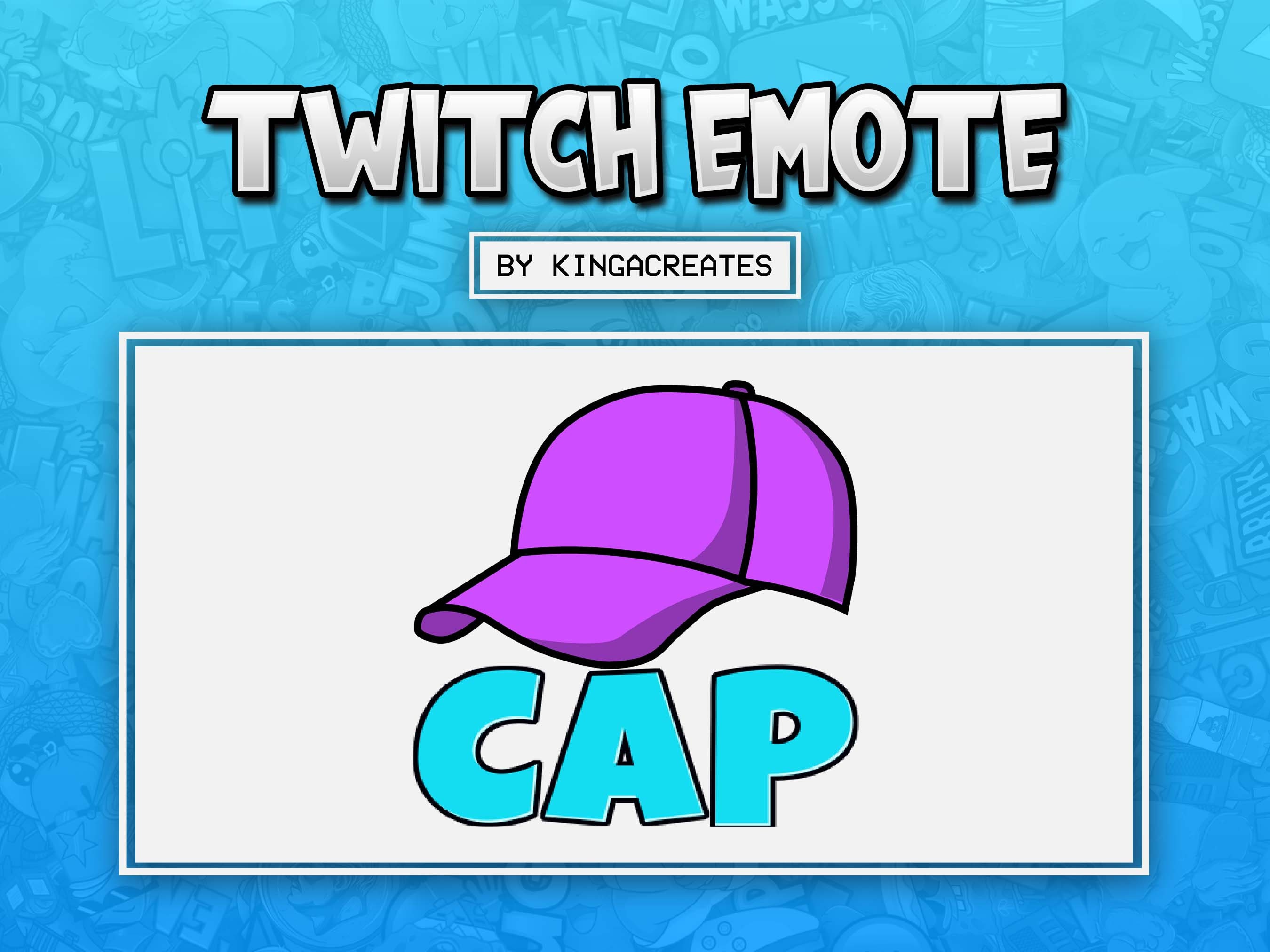 Cap Emote for Twitch and Discord ! (and More) - Etsy