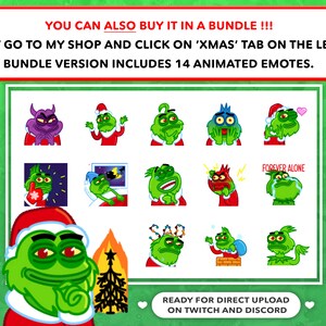 ANIMATED EMOTE Christmas Pepe Rage Peepo for Twitch, Kick and Discord ...