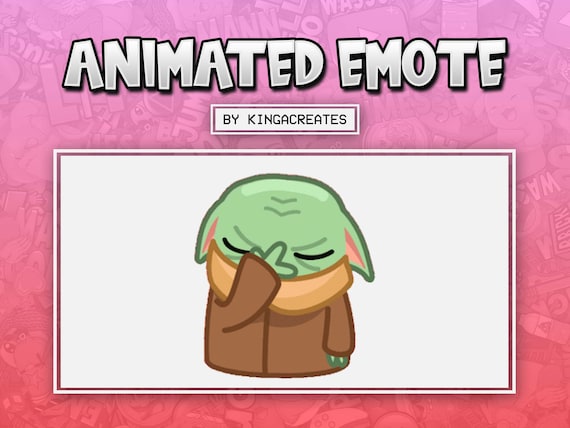 ANIMATED EMOTE Yoda Facepalm SMH Meme for Twitch and Discord | Etsy