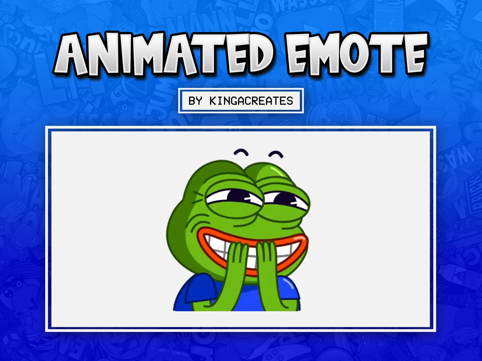 ANIMATED EMOTE Pepe LOL Laughing Peepo for Twitch and Discord ! ( and ...