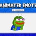 ANIMIERTE EMOTE Pepe In Love Peepo für Twitch und Discord ! (und mehr ...