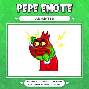 ANIMATED EMOTE Christmas Pepe Rage Peepo for Twitch, Kick and Discord ...